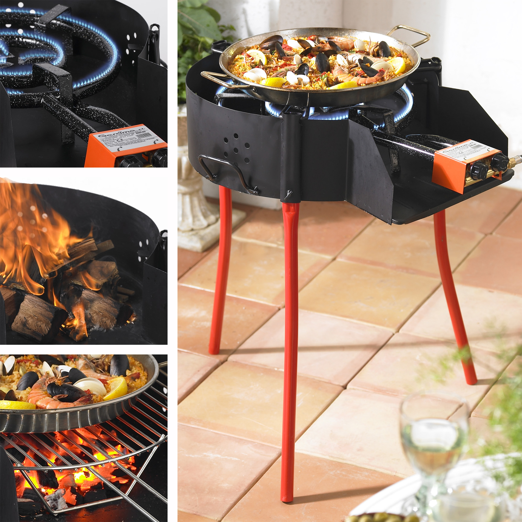 Shop Large Paella Grill System with Burner Online | LaTienda