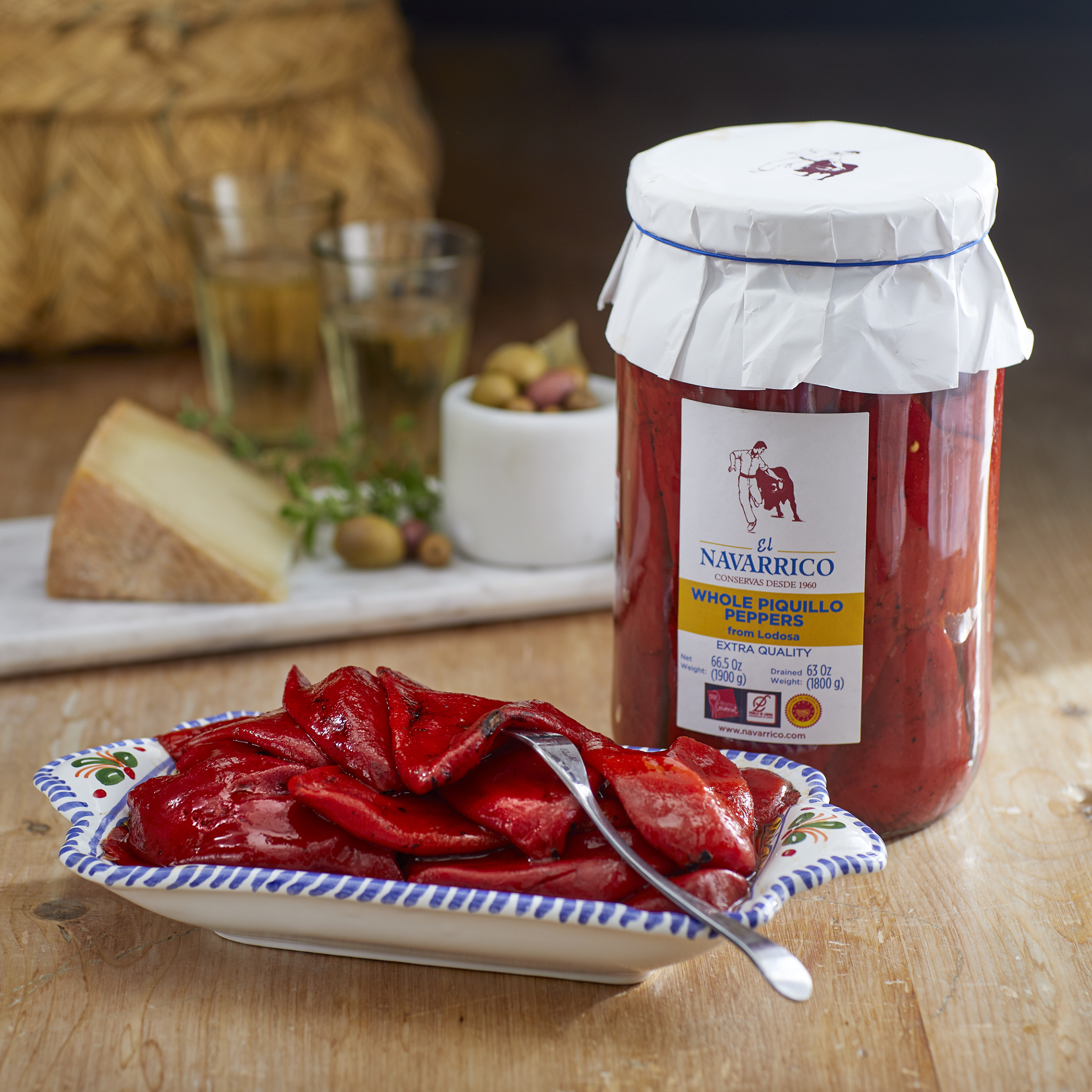 Shop Piquillo Peppers Extra Large Jar Online | La Tienda