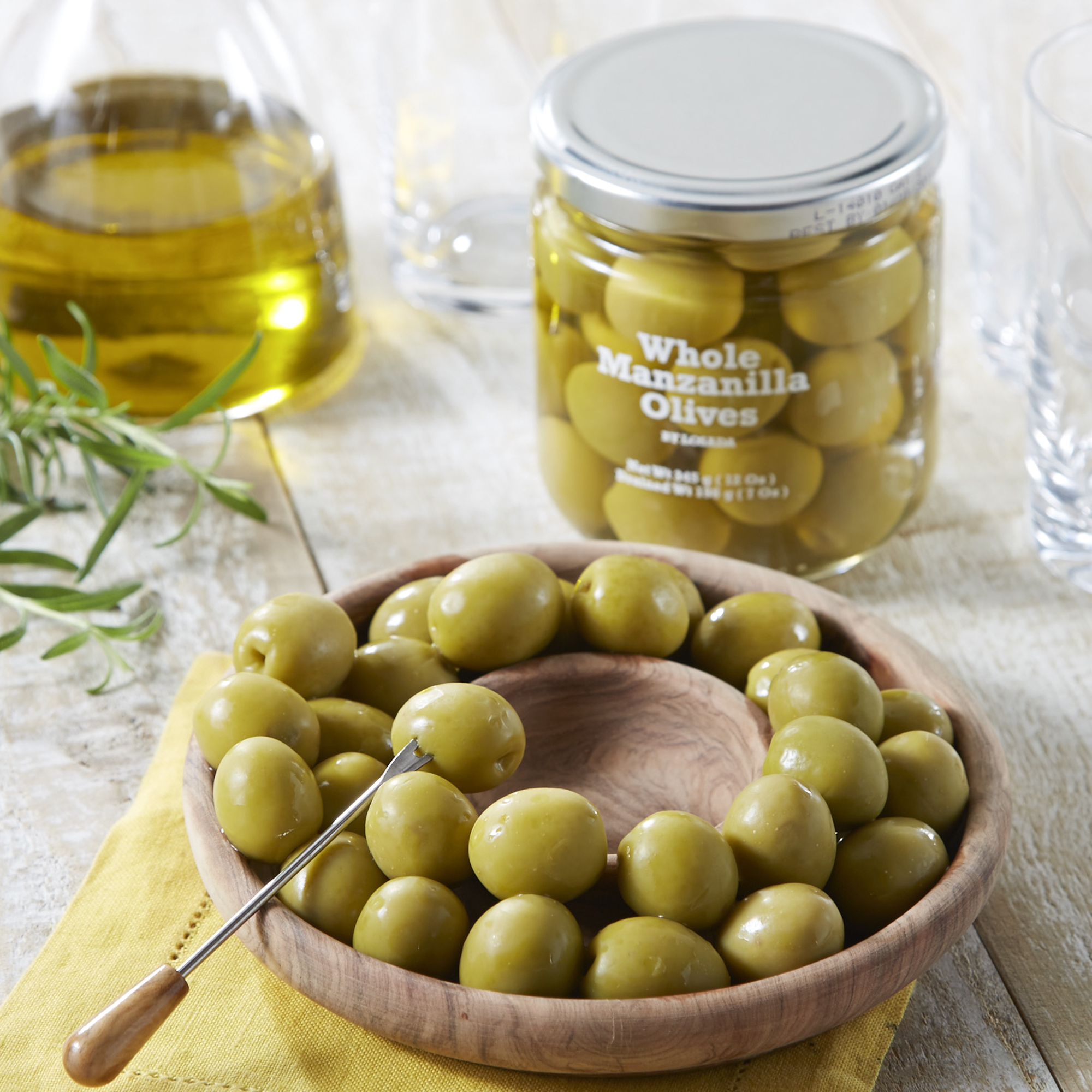 Shop Manzanilla Olives with Pits Online | La Tienda