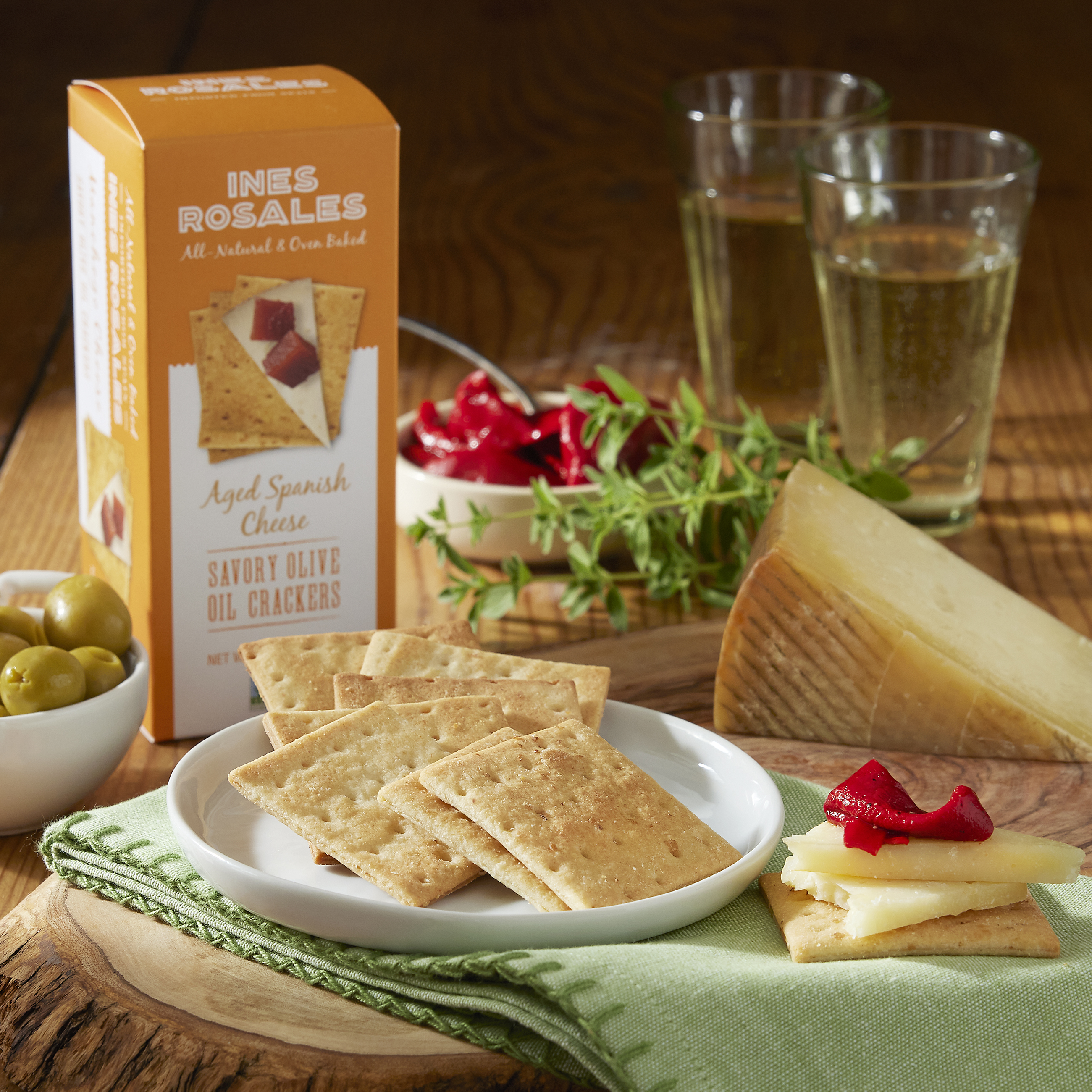 Shop Spanish Cheese Crackers by Ines Rosales Online | La Tienda