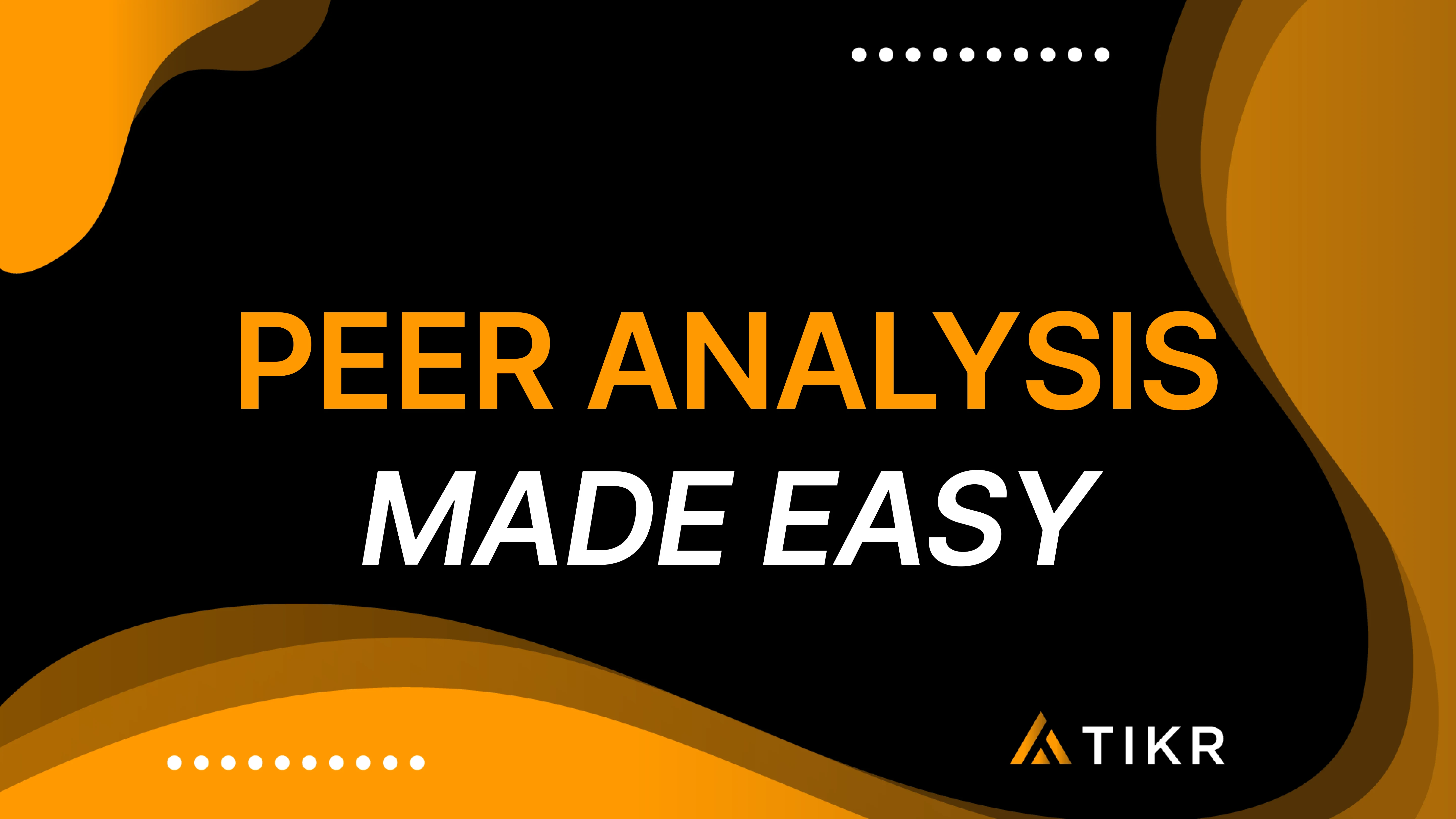 How to Compare Stocks in the Same Industry: Competitor Research & Peer ...