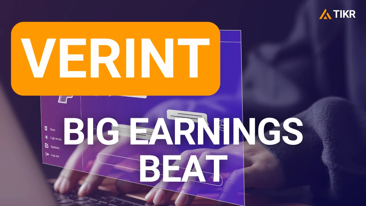 Why Is Verint Systems Stock Surging Almost 20% Today? | TIKR.com