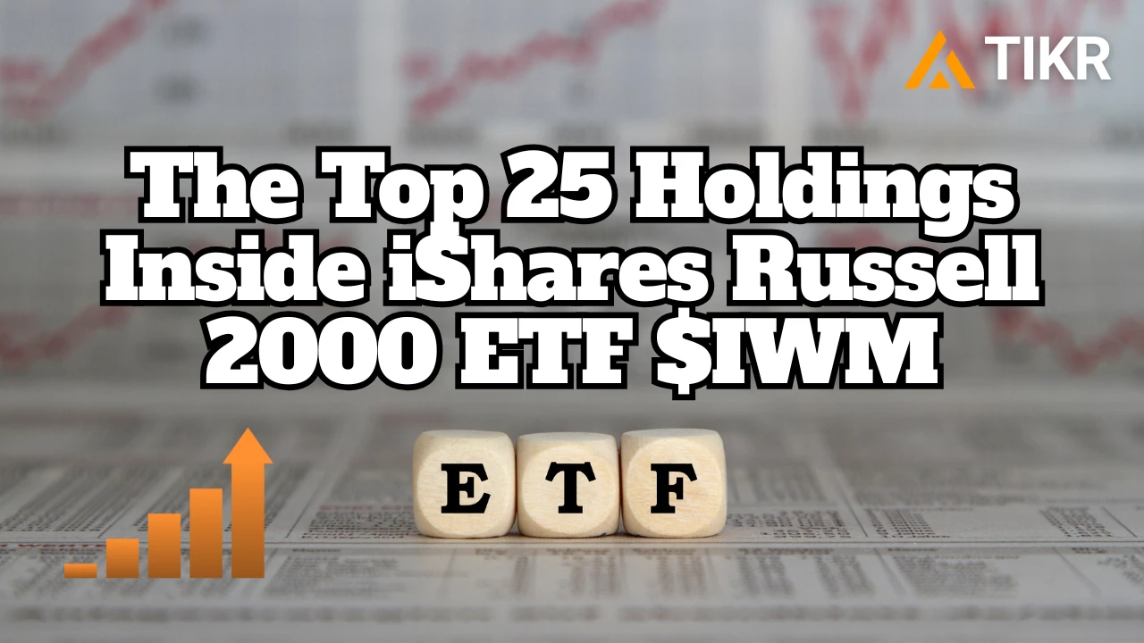 iShares Russell 2000 ETF (IWM) Top 25 Participaciones | TIKR.com