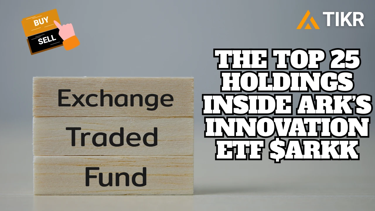 ARK Innovation ETF (ARKK) Top 25 Holdings | TIKR.com