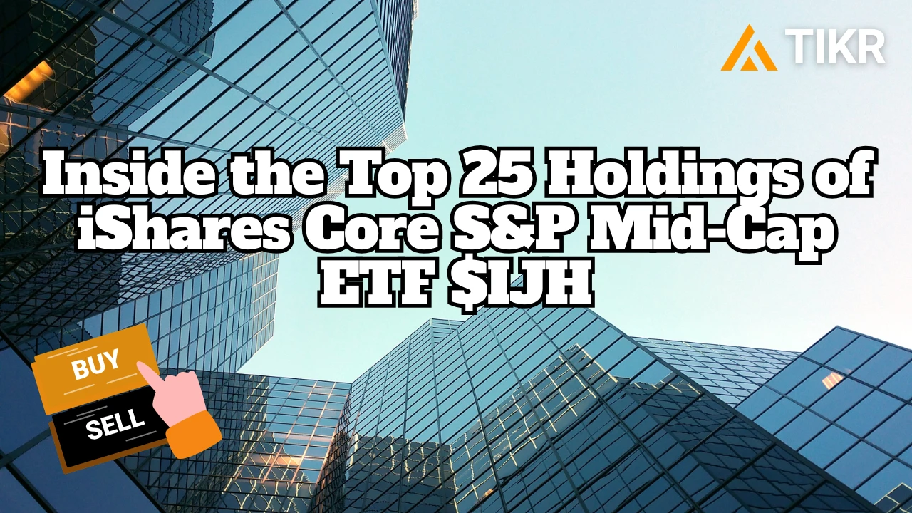 Principales 25 valores del iShares Core S&P Mid-Cap ETF (IJH) | TIKR.com