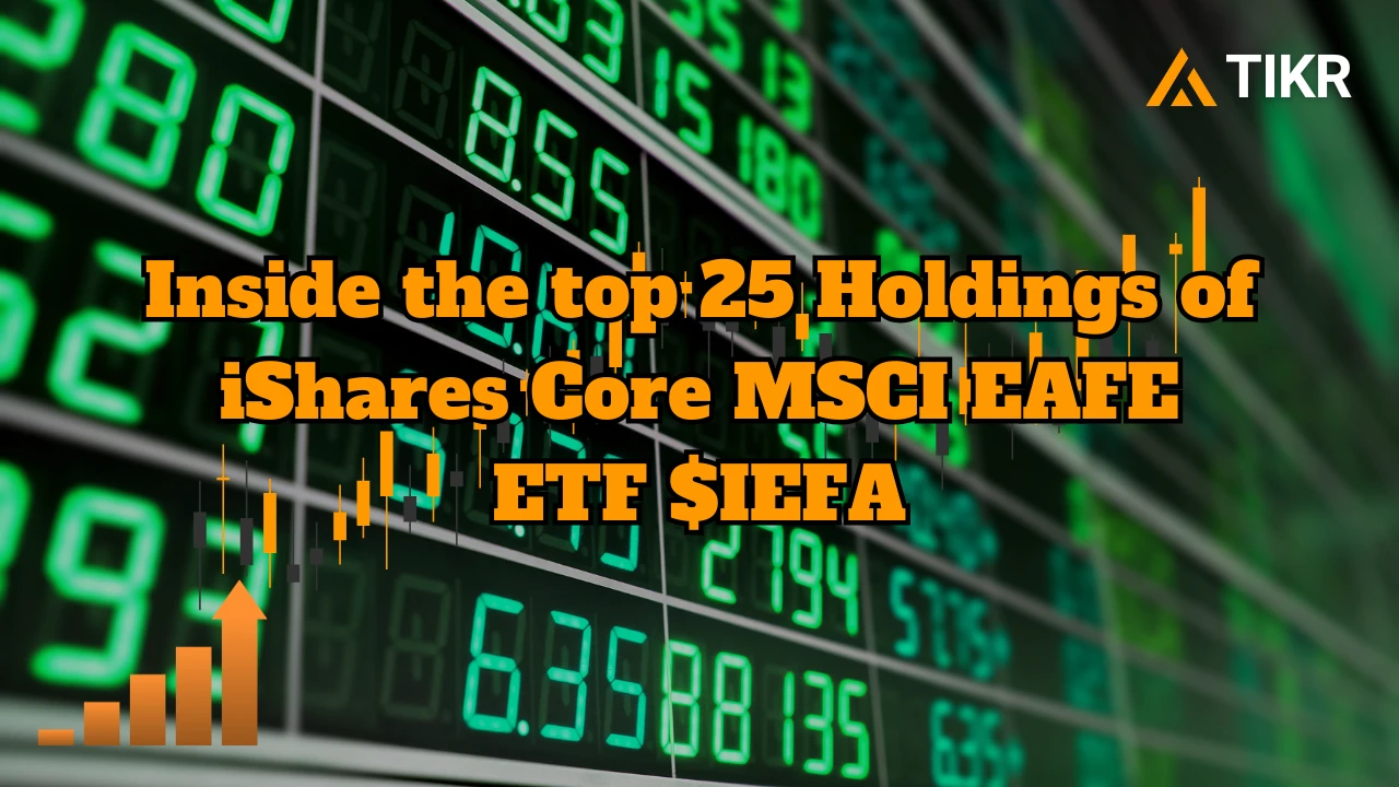 iシェアーズ・コアMSCI EAFE ETF（IEFA）上位25銘柄 | TIKR.com