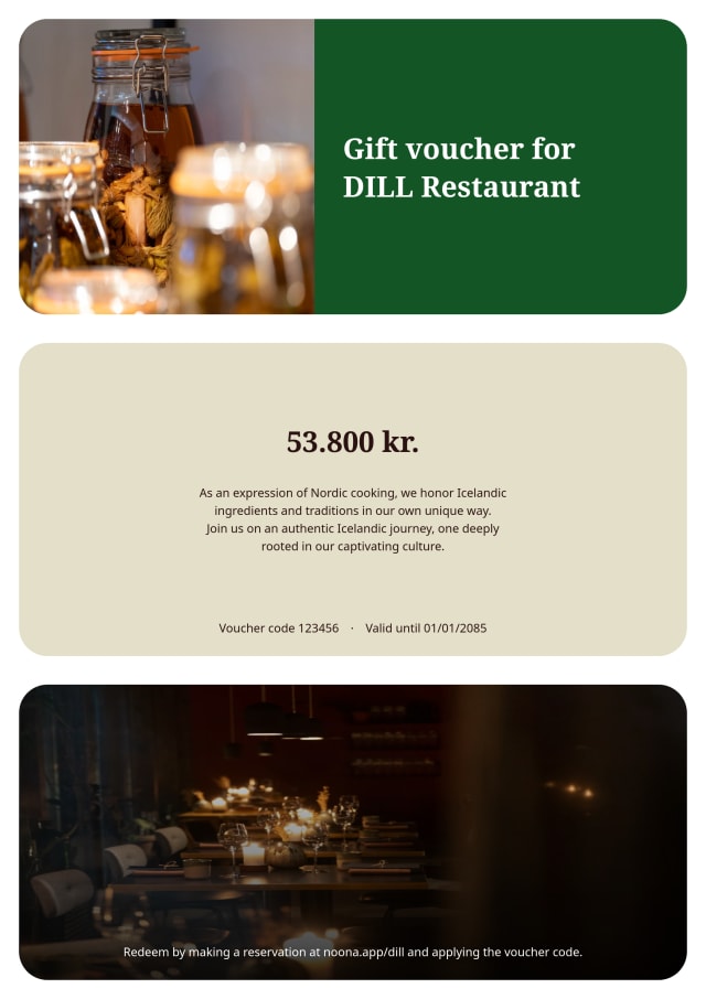 DILL Restaurant - Book online with Noona