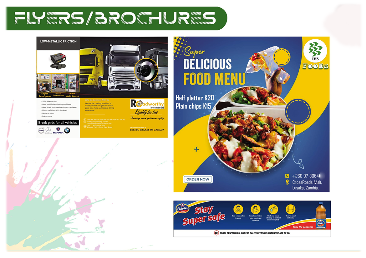 We Design And Print Flyers And Brochures