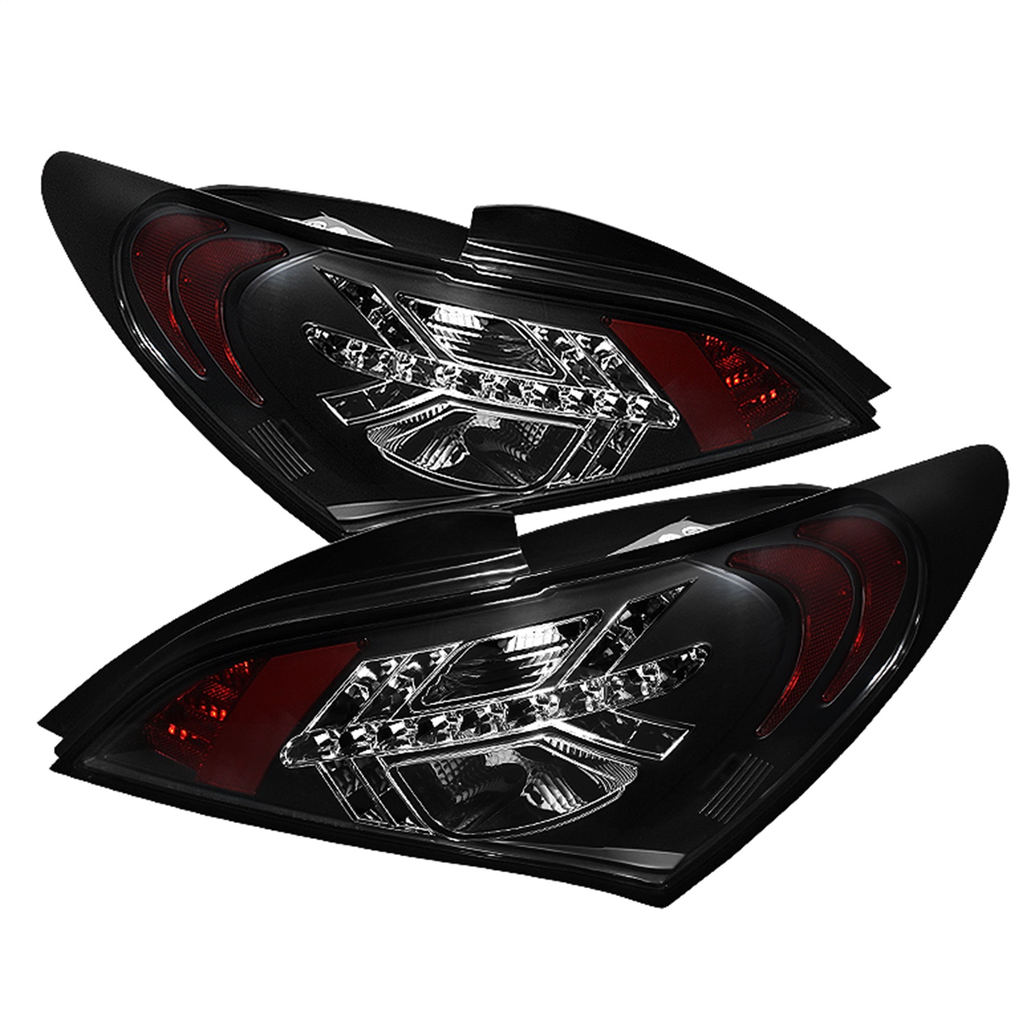Spyder Auto LED Tail Lights Black Tint World