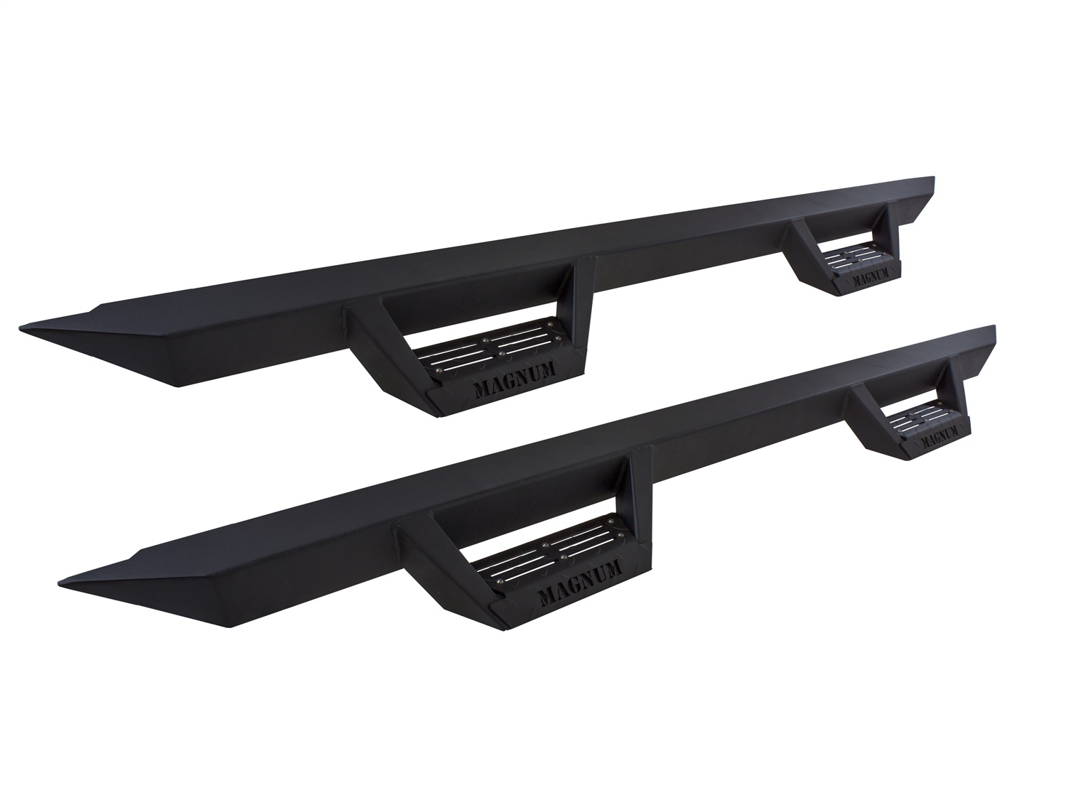 Raptor Series Magnum - Black Textured Running Boards - Tint World
