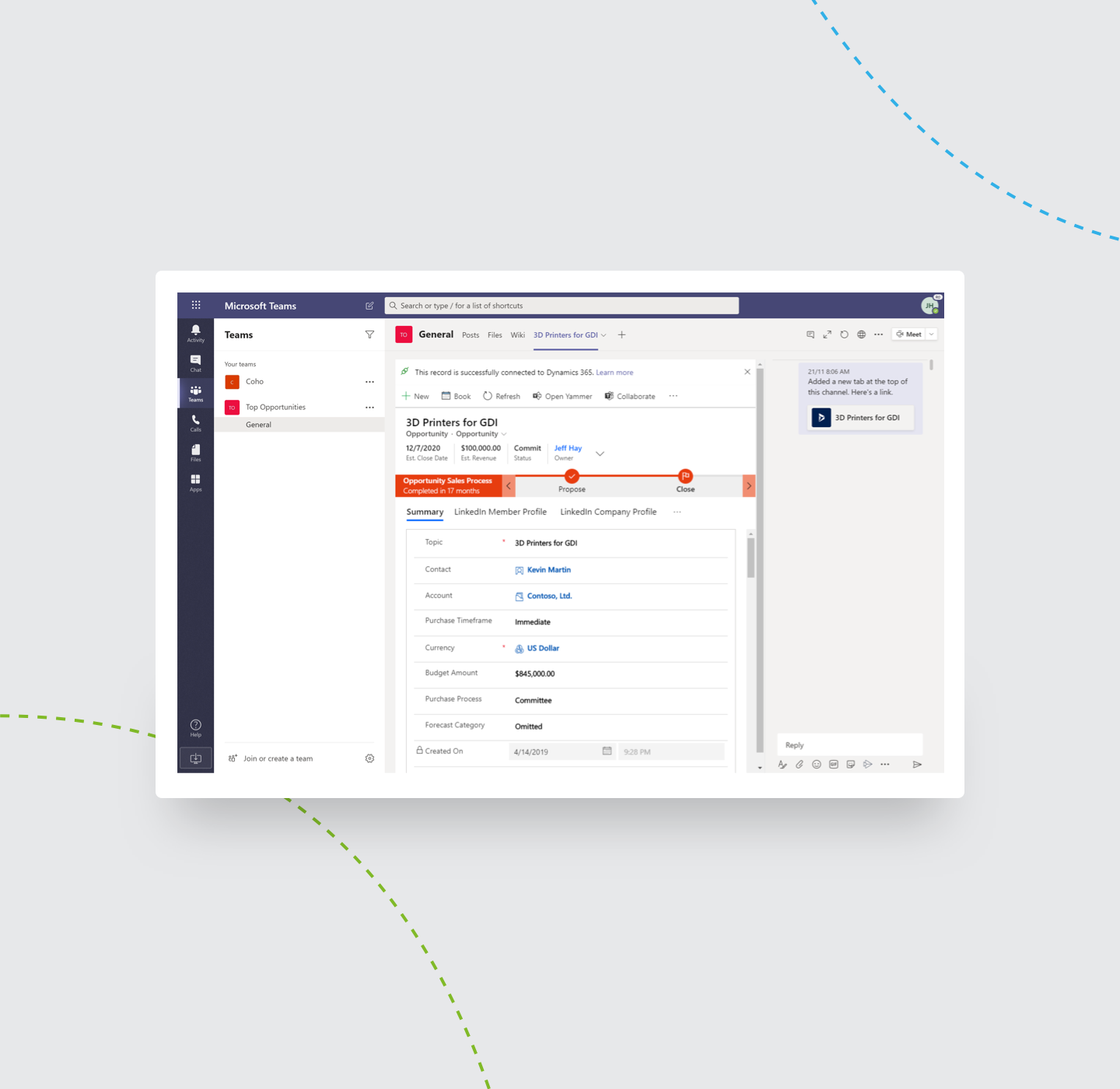 Microsoft Dynamics 365 Sales | Tisski