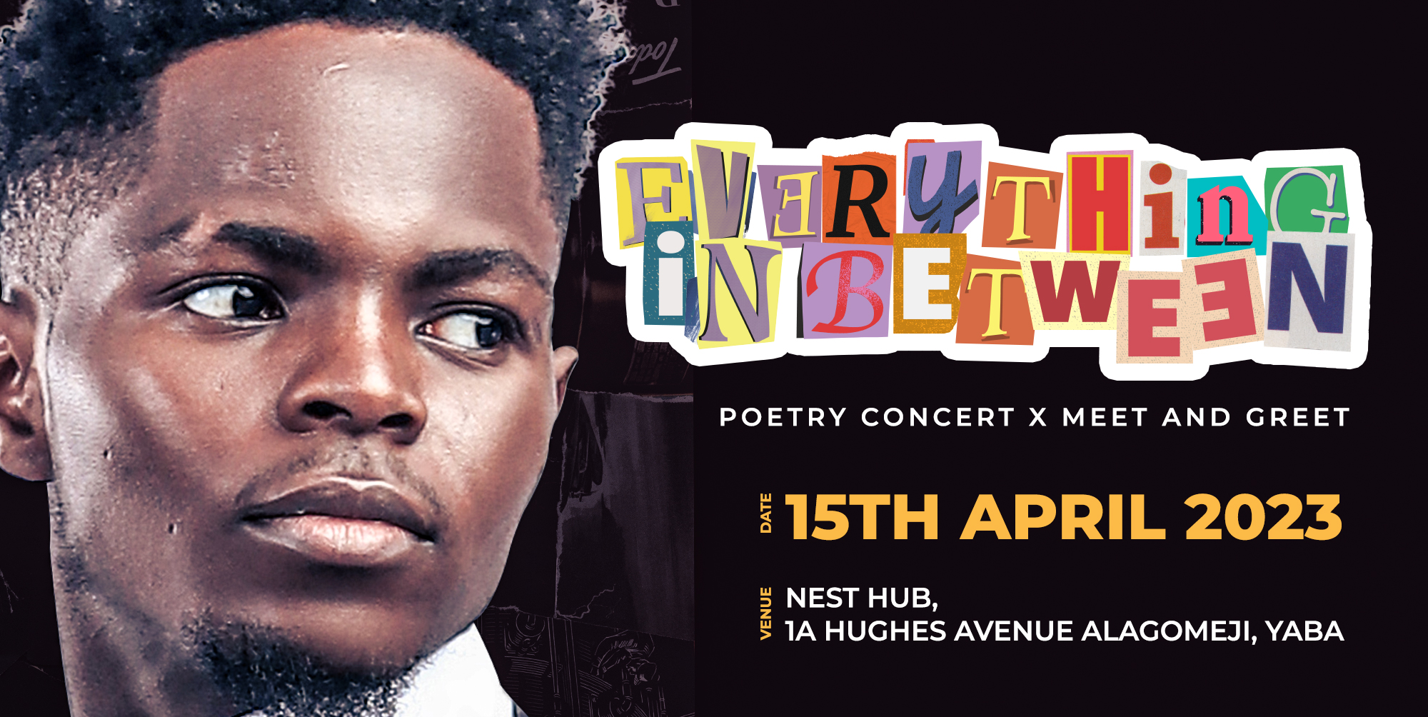 Tix - Buy tickets to Everything Inbetween: Poetry Concert x Meet & Greet