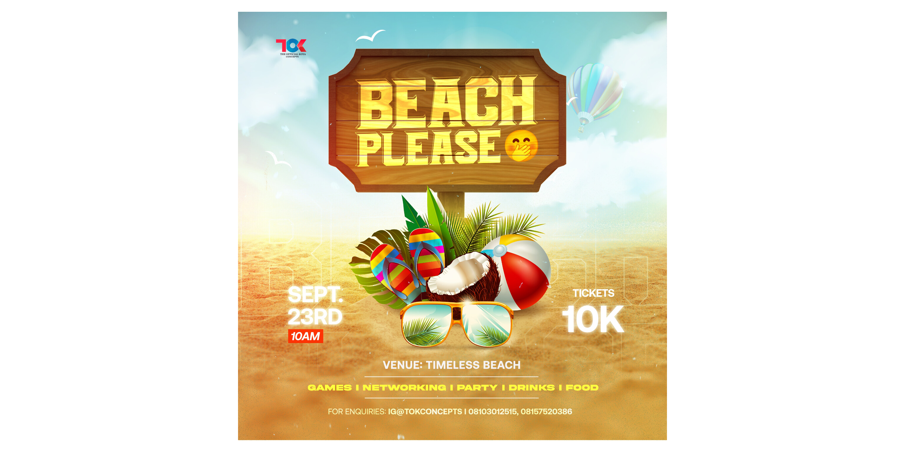 Tix - Buy tickets to Beach Please