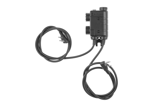Earmor M56 Dual Comm Tactical PTT for 2x Kenwood (2026) - Airsoftzone
