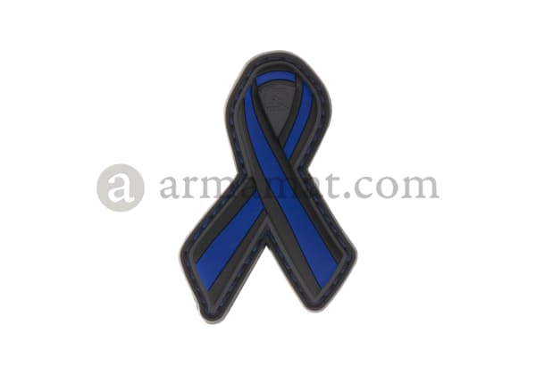 JTG Thin Blue Line Ribbon Rubber Patch (2024) - Armamat