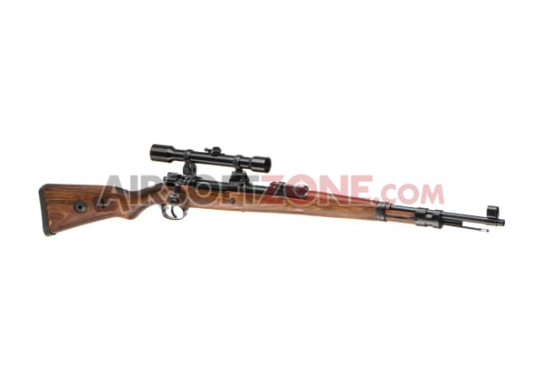 Ares Kar 98 Bolt Action Sniper Rifle Steel Version with Scope and Mount ...