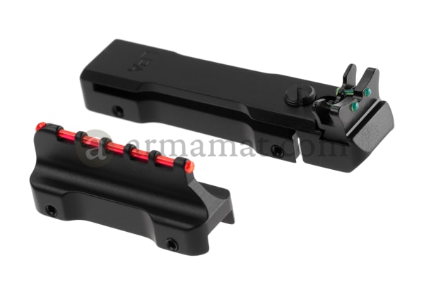 LPA Adjustable Fiber Optic Sights Set for 6-8mm Shotgun Ribs (2024 ...