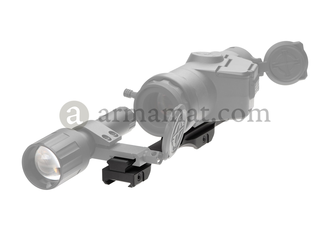 Sightmark Wraith Mini Long Mount with Accessory Rails (2024) - Armamat