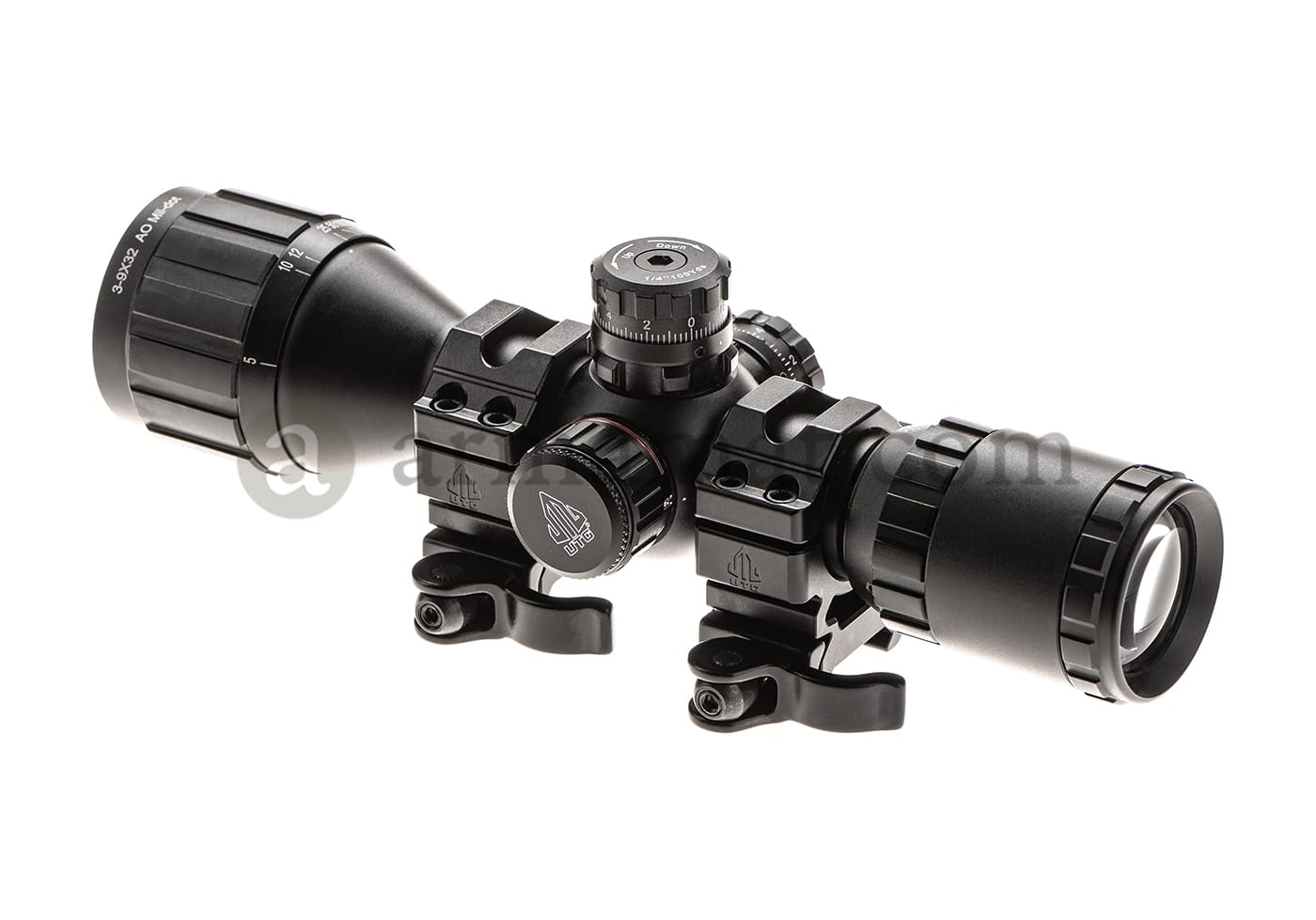 Leapers 3-9x32 1" BugBuster Scope AO RGB Mil-dot With QD Rings (2024 ...