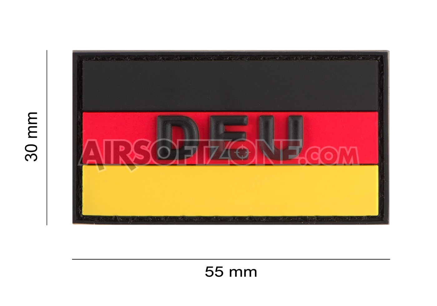 JTG Small German Flag Rubber Patch (2024) - Airsoftzone