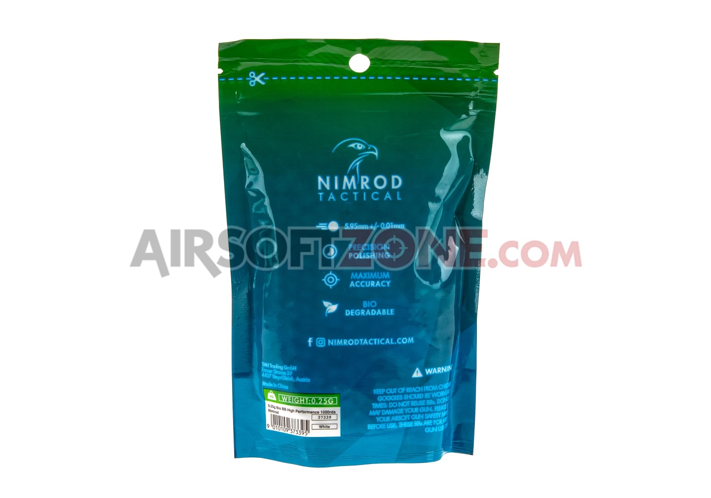 Nimrod 0.25g Bio BB High Performance 1000rds (2024) - Airsoftzone