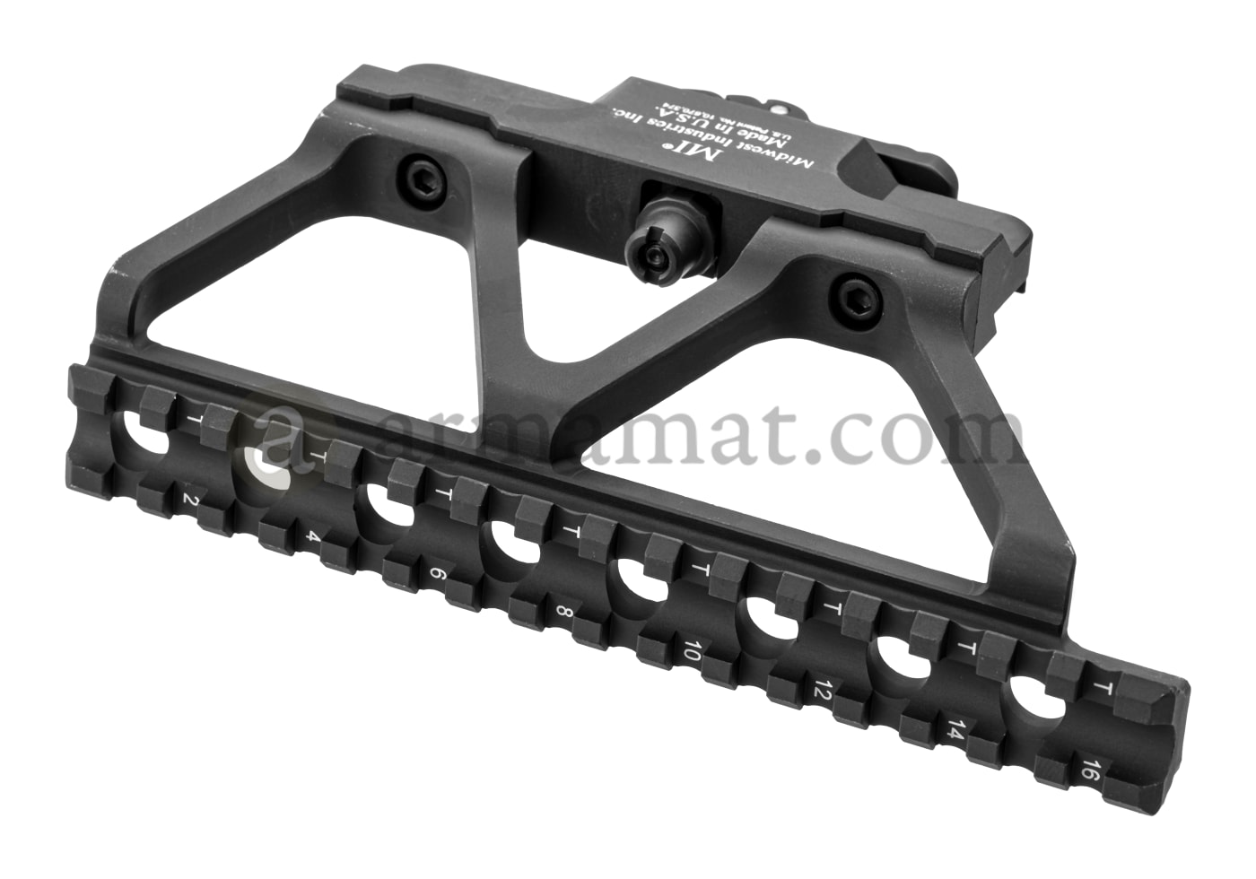 Midwest Industries AK Gen 2 Rail Top Side Mount (2024) - Armamat