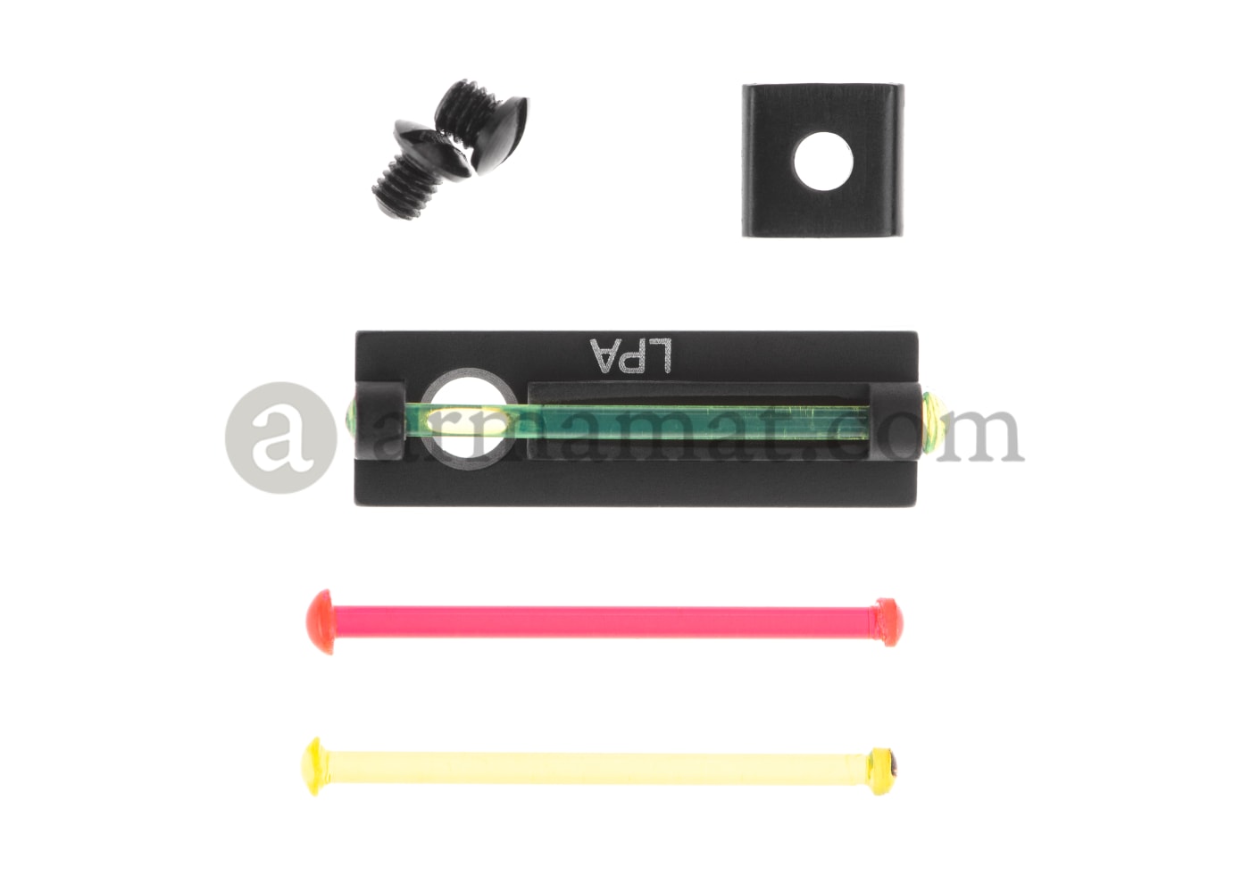 LPA Mini Fiber Optics Front Sight for 6mm Shotgun Ribs (2024) - Armamat