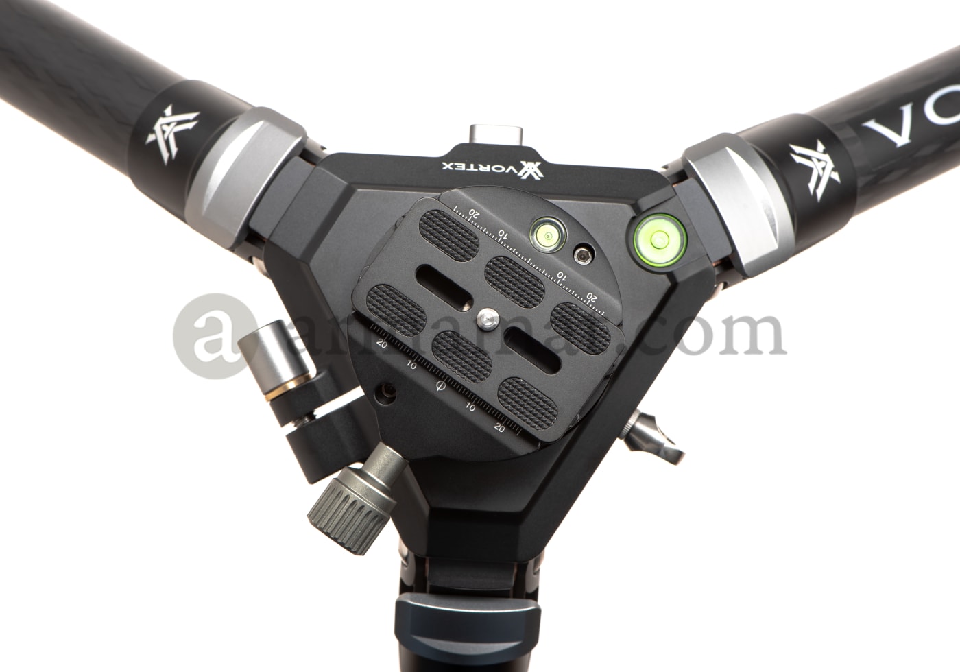 Vortex Optics Radian Carbon with Leveling Head Tripod Kit (2024) - Armamat