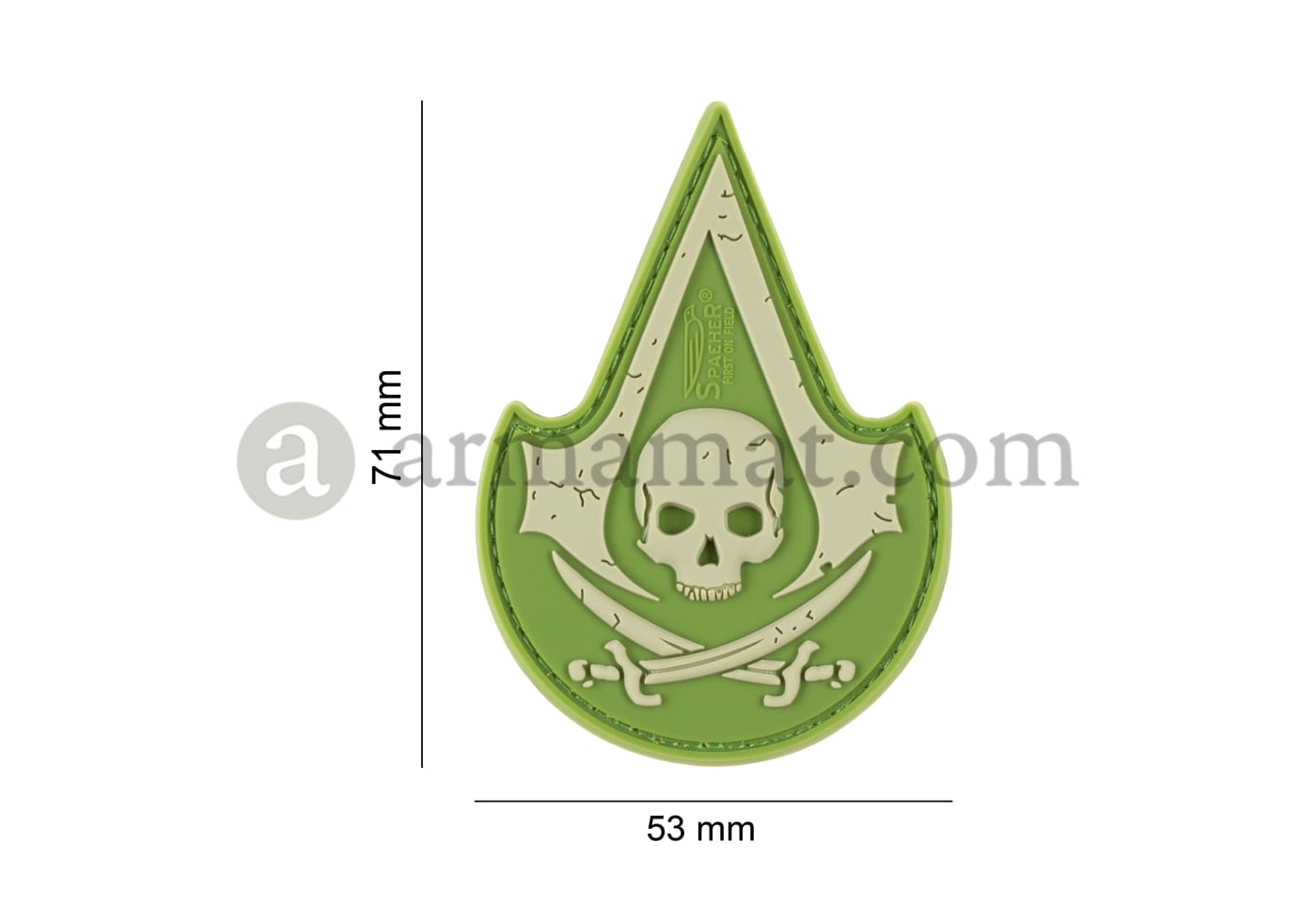 JTG Assassin Skull Rubber Patch (2024) - Armamat