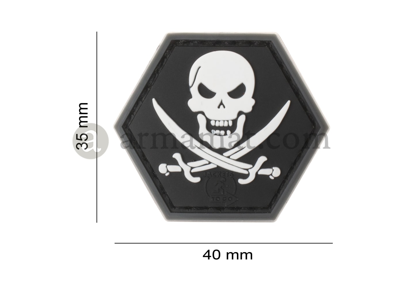 JTG No Fear Pirate Rubber Patch (2024) - Armamat