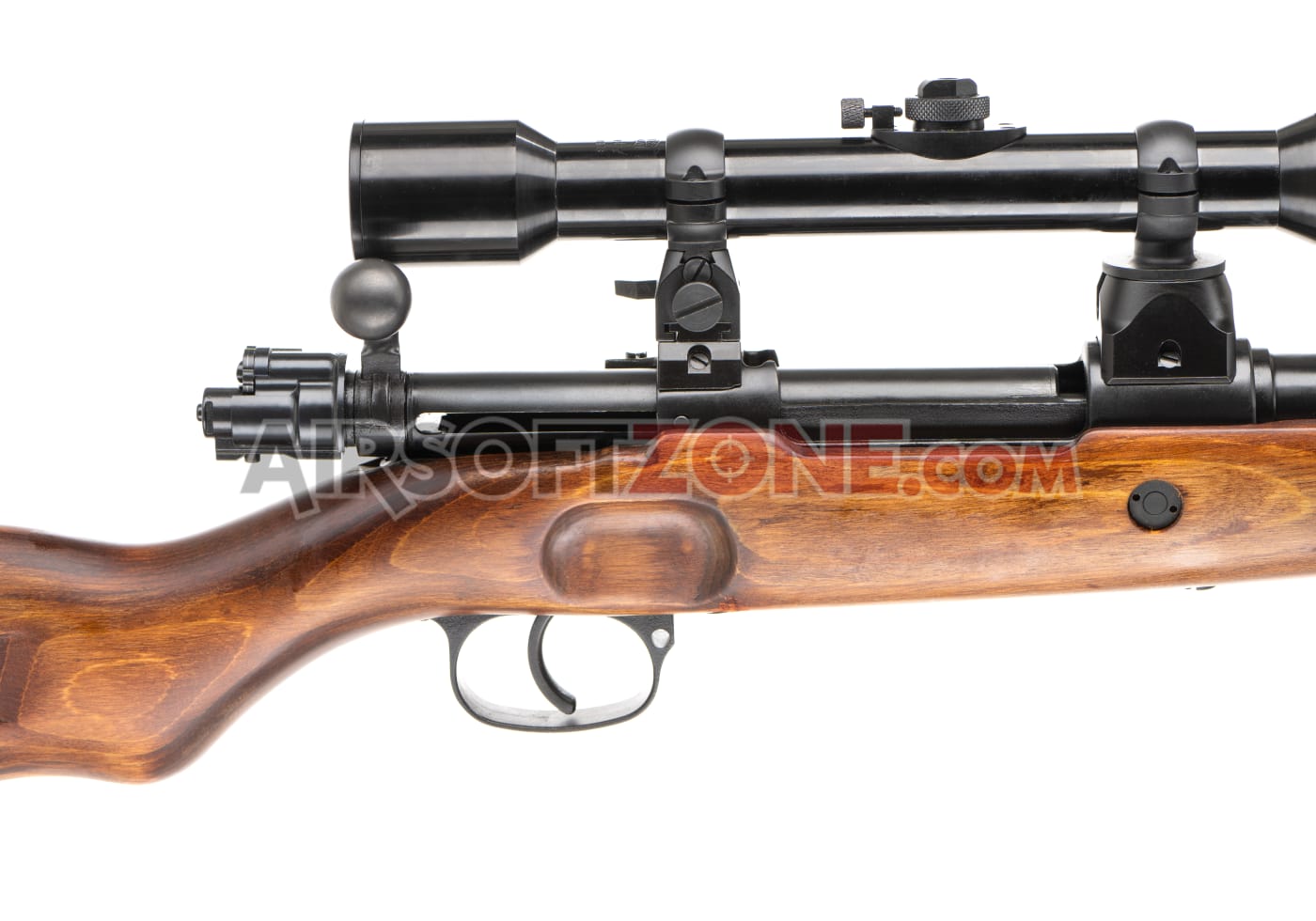 Ares Kar 98 Bolt Action Sniper Rifle Steel Version with Scope and Mount ...