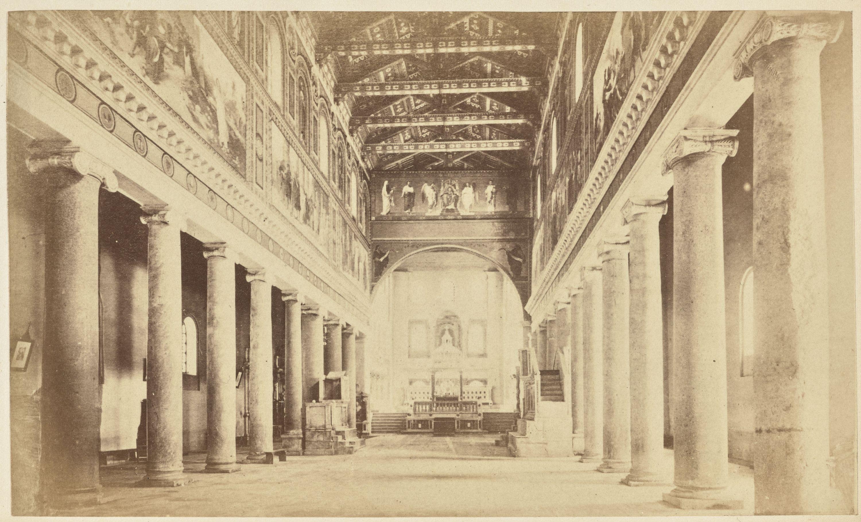 Sammlung | Innenansicht von San Lorenzo fuori le mura