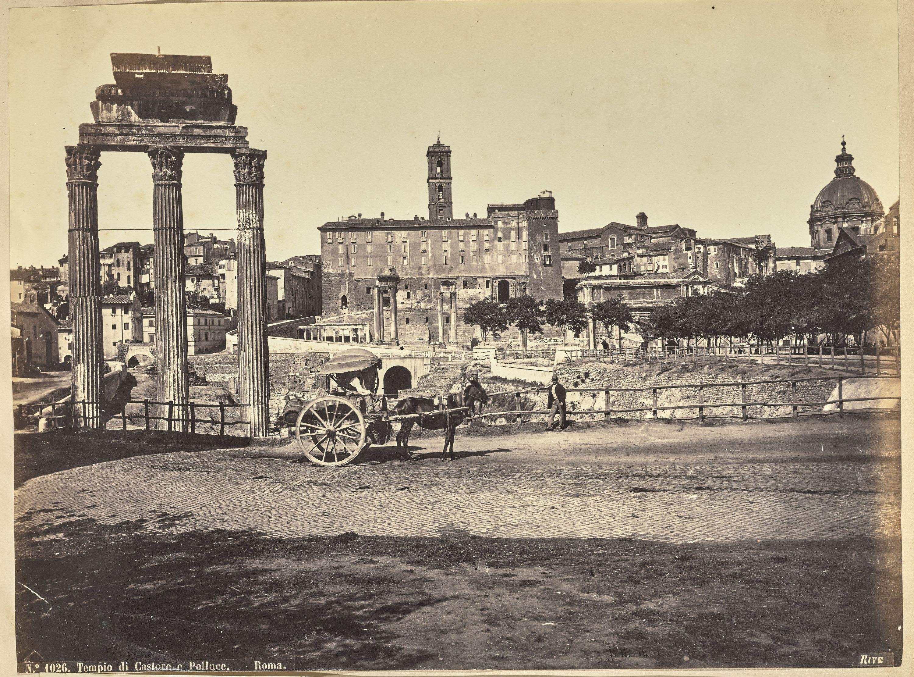 Sammlung | Forum Romanum mit Tempel des Castor und des Pollux