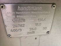 Vacuum filler Handtmann VF628 with lift and grinding head - Vacuum ...