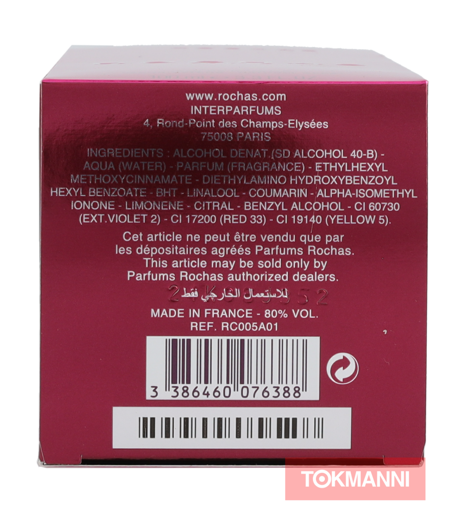 Rochas Man Edt Spray 100ml | tokmanni.fi