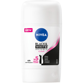 Deo stick Nivea 50 ml Black & White Invisible | tokmanni.fi