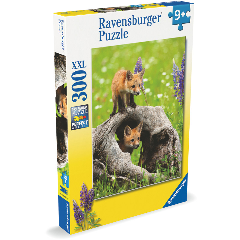 Palapeli Ravensburger 300 palaa Curious Foxes | tokmanni.fi