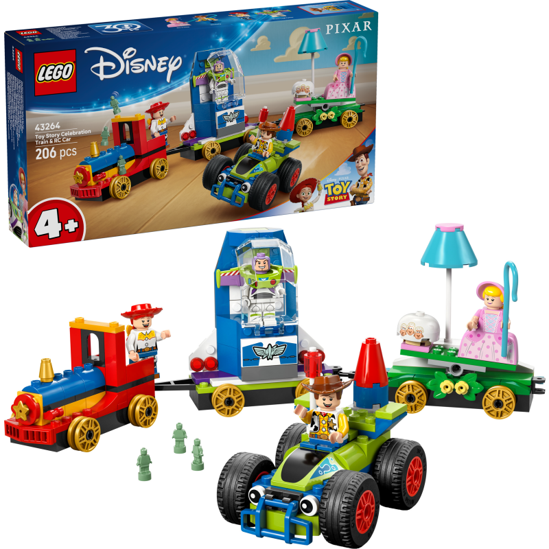 LEGO Disney Pixar 43264 Toy Story -juhlavuoden juna ja radio-ohjattava ...
