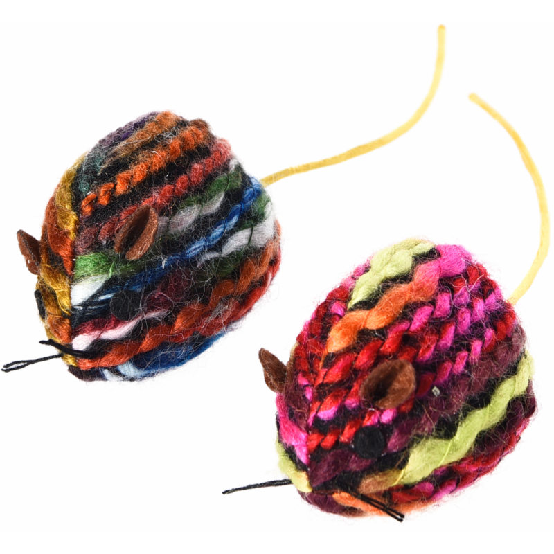 Kissanlelu Real Cat 2 kpl villava hiiret | tokmanni.fi