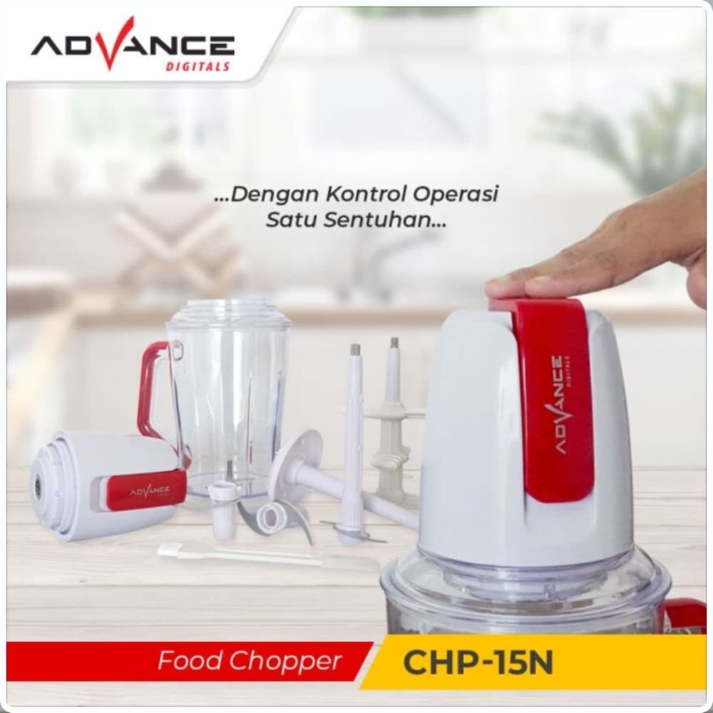 Jual Advance Chp-15N Food Chopper Blender Penggiling Daging Bumbu 1.5 L ... Jual Advance Chp-15N Food Chopper Blender Penggiling Daging Bumbu 1.5 L ...