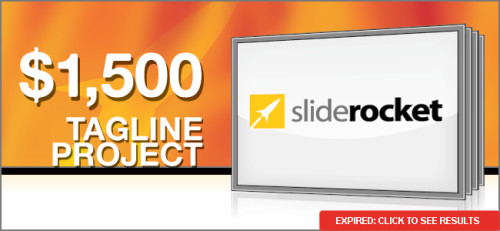 SlideRocket Tagline Contest on Tongal.com