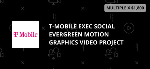 T-Mobile Exec Social Evergreen Motion Graphics Video Project on Tongal.com