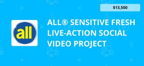 all® Sensitive Fresh Live-Action Social Video Project on Tongal.com