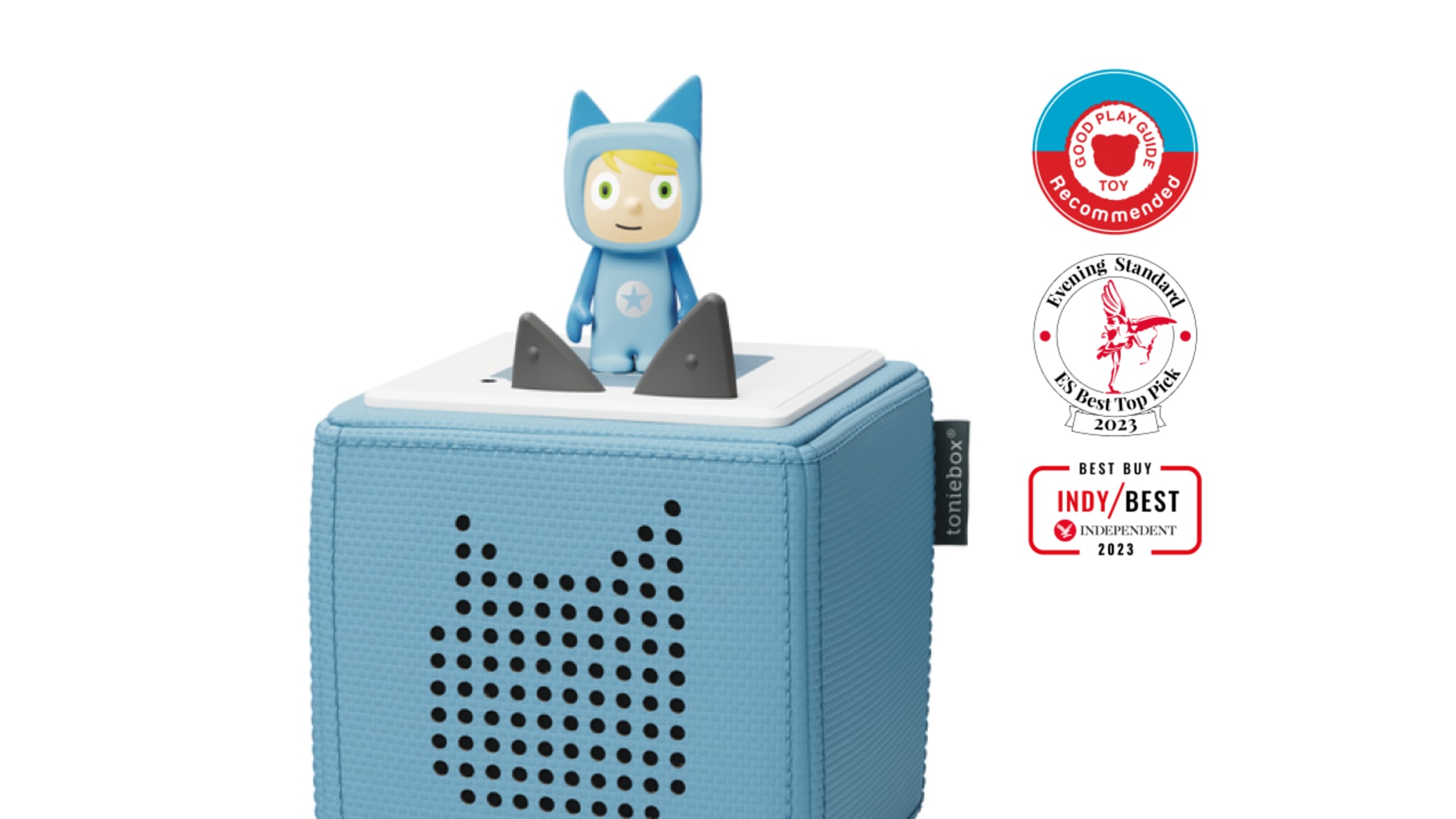 tonies® I Toniebox in light blue with Creative-Tonie I Buy now