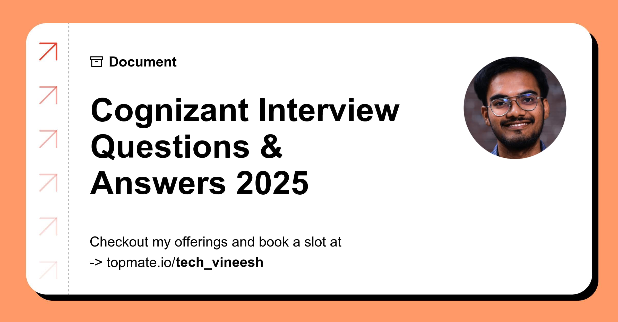 Cognizant Interview Questions & Answers 2025 with Vineesh