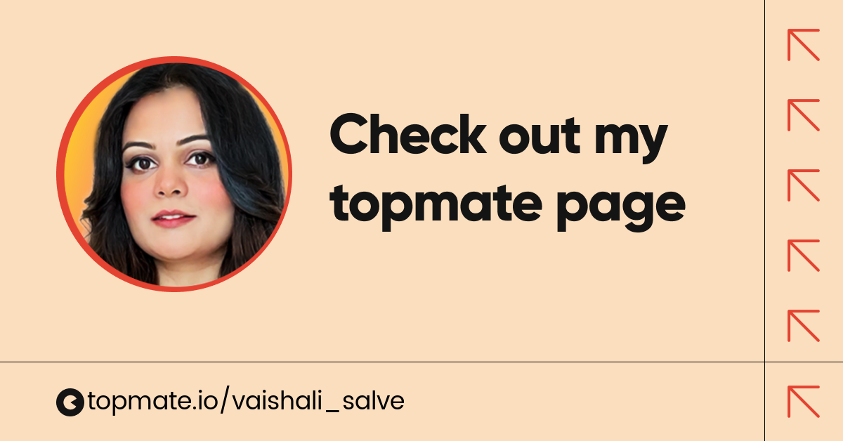 Vaishali Salve - Book a call on Topmate