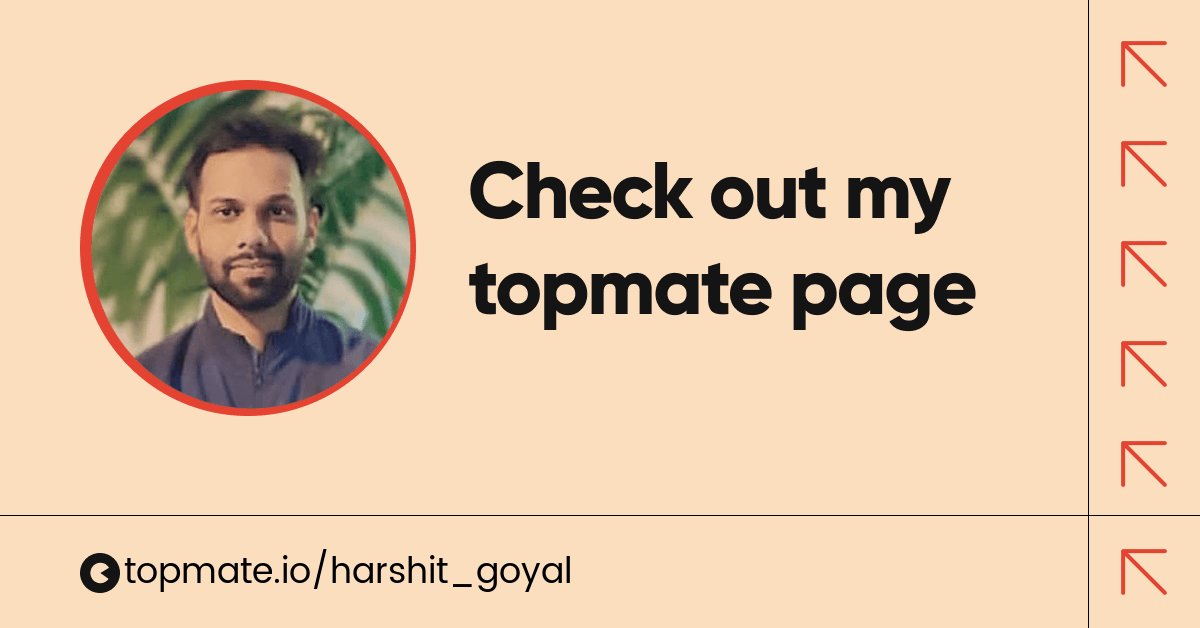 Harshit Goyal - Book a call on Topmate