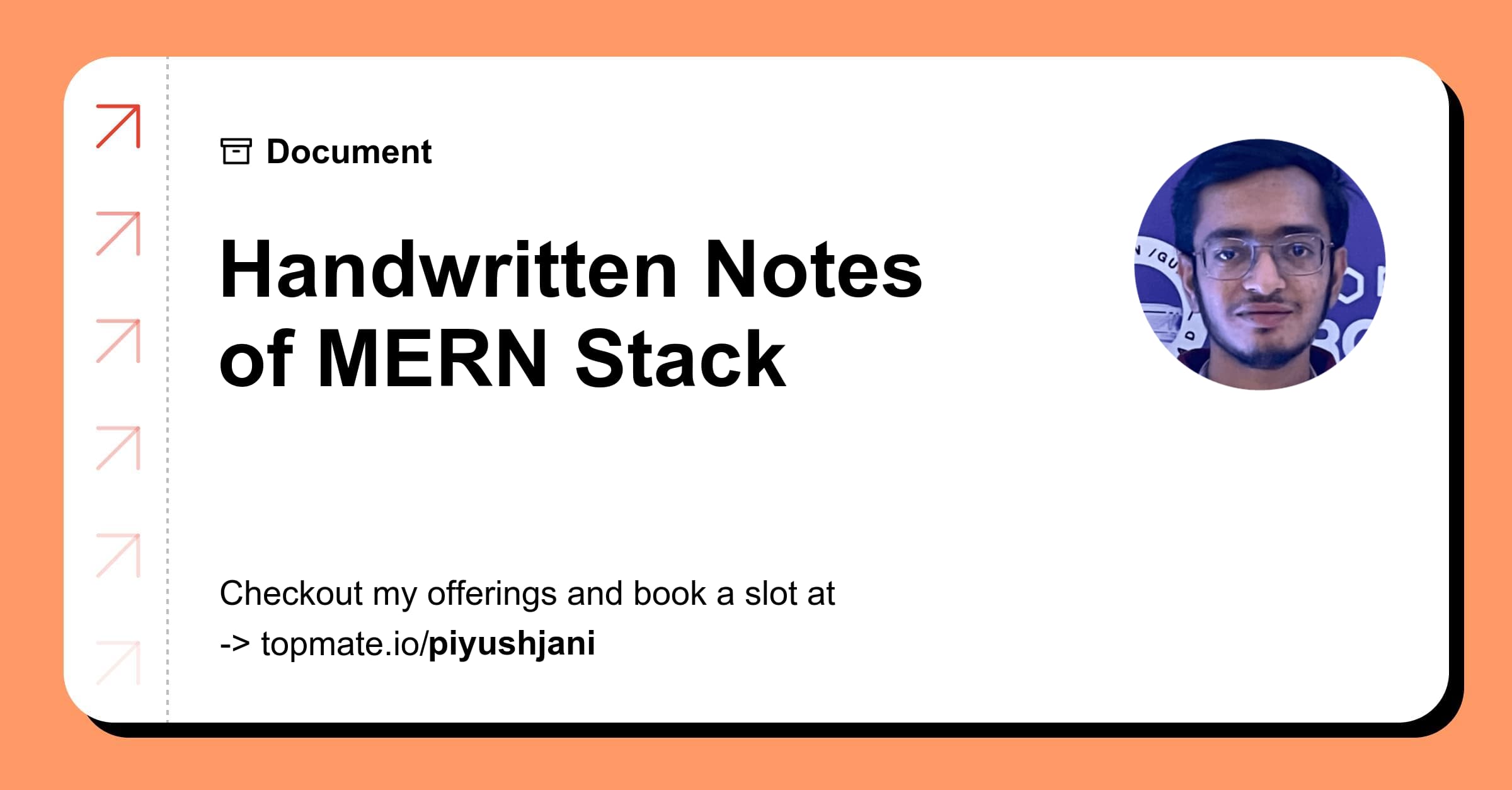 Handwritten Notes of MERN Stack🔗📝 with Piyush Jani