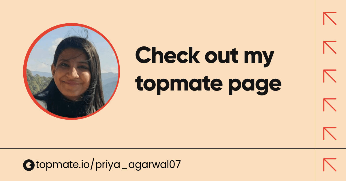 Priya Agarwal - Book a call on Topmate