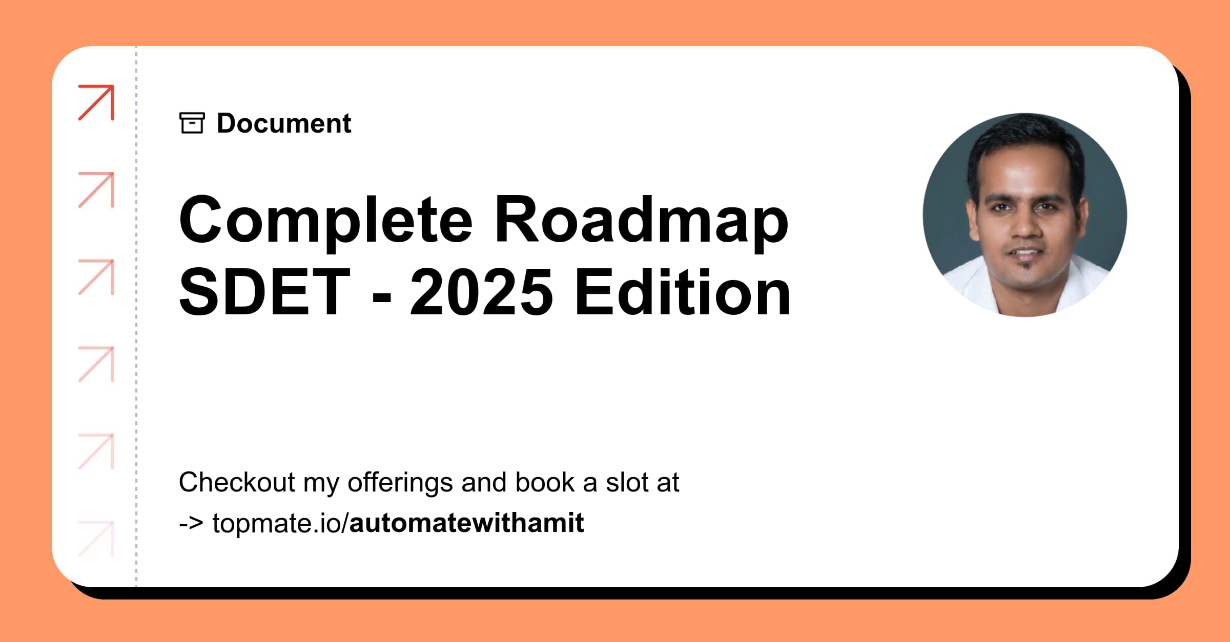 Complete Roadmap SDET - 2025 Edition with Amit Tripathi